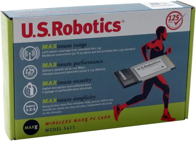 U.S. Robotics MAXg USR5411 Wireless PC Card - Newegg.com