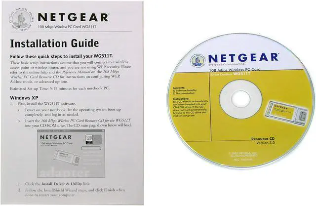 NETGEAR WG511T 802.11g Wireless PC Card - Newegg.com