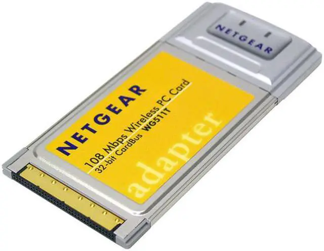 NETGEAR WG511T 802.11g Wireless PC Card - Newegg.com