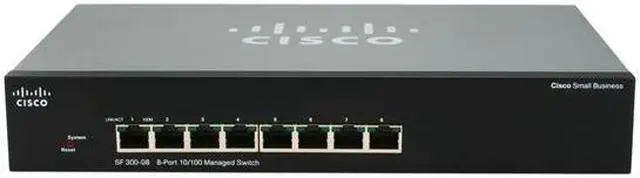 Cisco SF300-08 (SRW208-K9-NA) 8-port 10/100 Managed Switch - Newegg.com