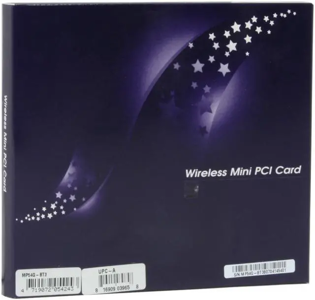 Open Box: MSI MP54GBT3 Combo Mini PCI Card Type III B for MSI Notebook ...