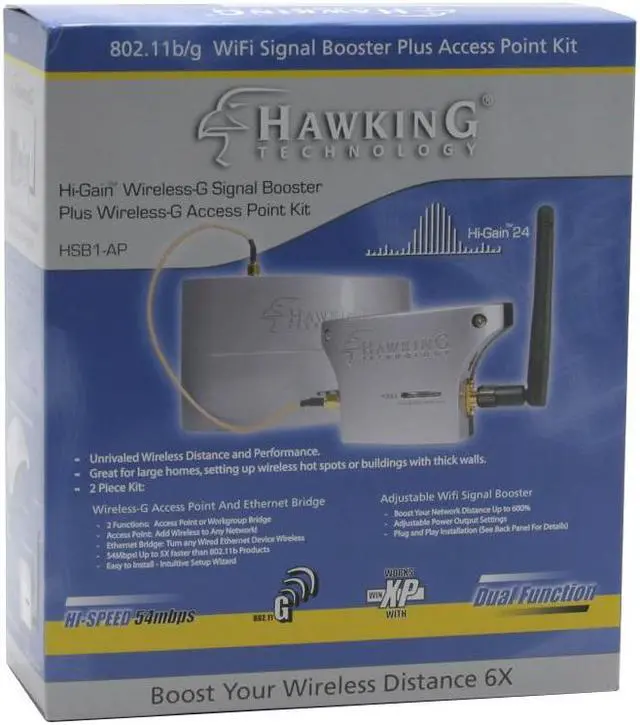 HAWKING HSB1AP Signal Booster /Wireless AP/Bridge KIT - Newegg.com