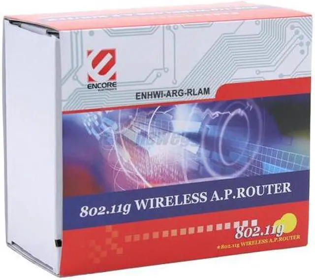 Open Box: ENCORE ENHWI-ARG-RLAM Wireless 802.11G Router - Newegg.ca