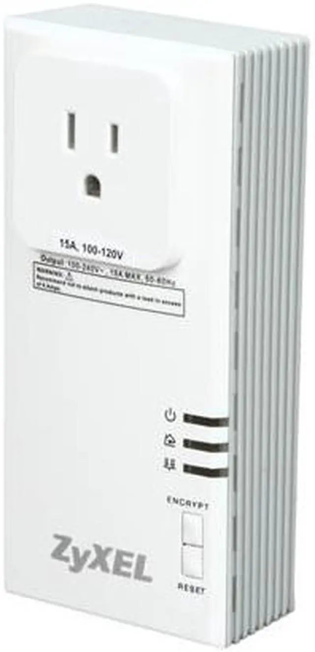 ZyXEL PLA407 HomePlug AV 200 Mbps Powerline Wall-Plug Adapter - Newegg.com