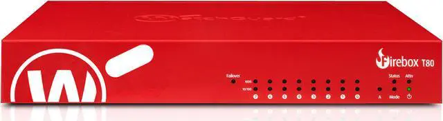 WatchGuard WGT80671-US Wired Firebox T80 Security Appliance with 1-yr ...