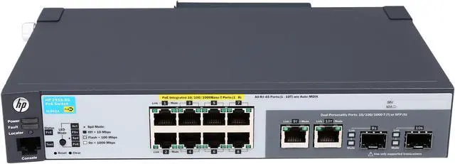 HP J9562A#ABA ProCurve 2915-8G-PoE Ethernet Switch - 10 Port - 2 Slot ...