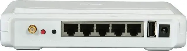 Refurbished: ASUS WL-520gU Wireless Router with All-in-One Print Server ...