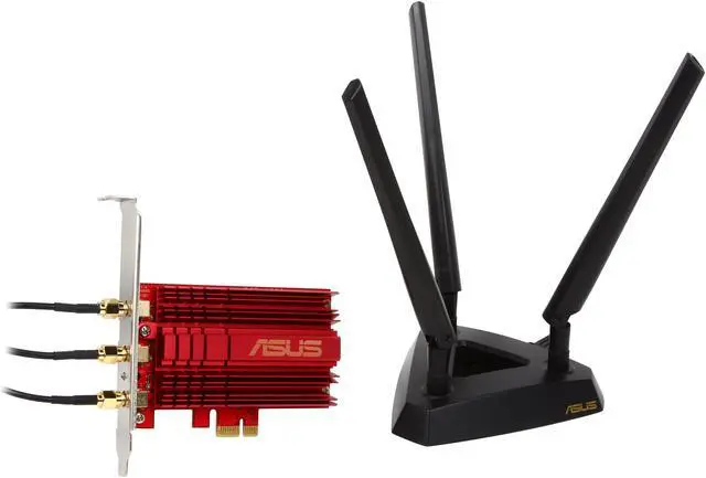 Refurbished: ASUS PCE-AC66/US PCI Express Next Generation AC Dual-Band ...