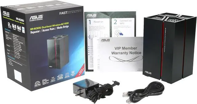 Open Box: ASUS RP-AC68U Dual-Band AC1900 Wireless Repeater / Access ...
