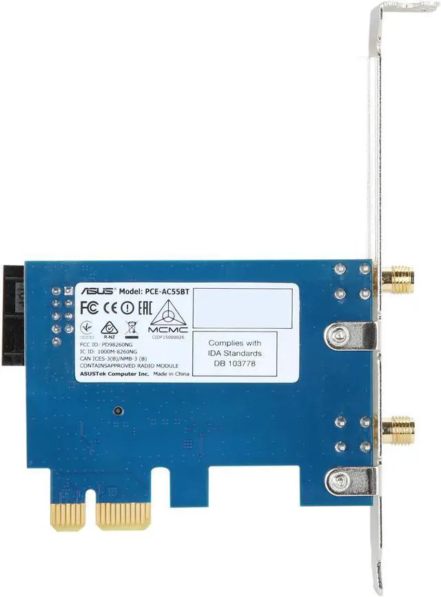 ASUS Certified PCE-AC55BT B1 Wireless-AC1200 PCIe - Newegg.com