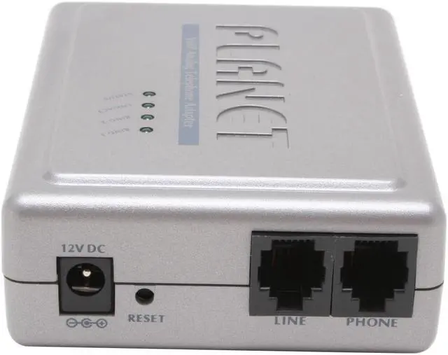 Open Box: PLANET VIP-157 1 FXS / 1 FXO SIP Analog Telephone Adapter ...