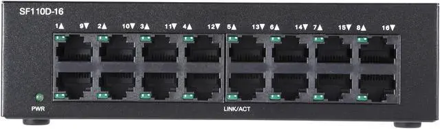 CISCO SF110D-16 16-Port 10/100 Unmanaged Desktop Switch - Newegg.com