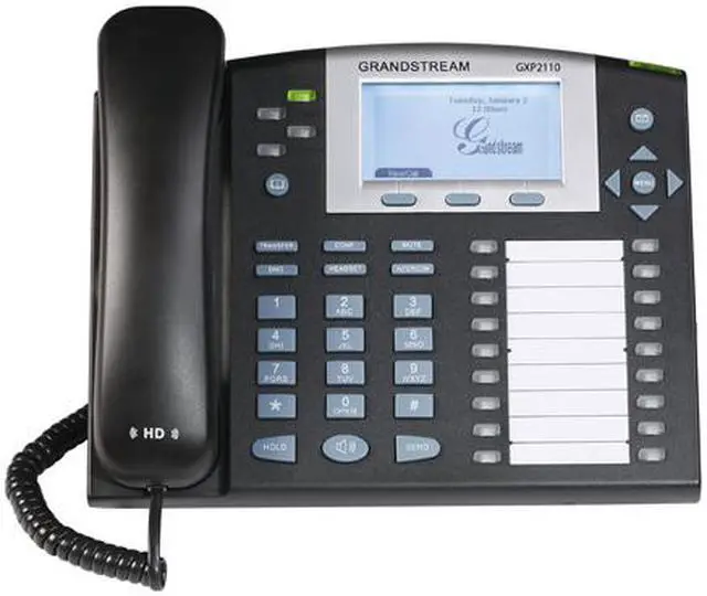 Grandstream GXP2110 4-line Key System IP Phone - Newegg.com