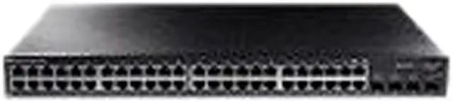 Dell PowerConnect 3548P - Stackable managed FE switch - 48 ports - rack ...
