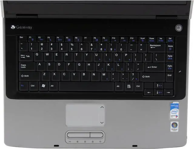 Gateway Laptop Intel Core 2 Duo T7400 2GB Memory 100GB HDD ATI Mobility ...