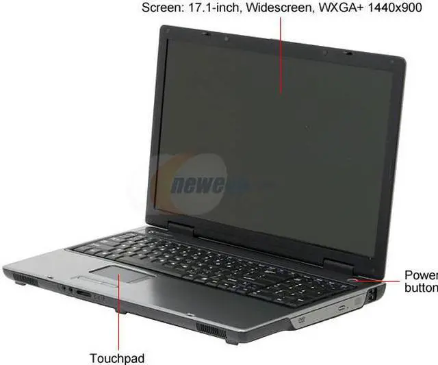 Open Box: Gateway Laptop Intel Pentium T2060 1GB Memory 160GB HDD Intel ...