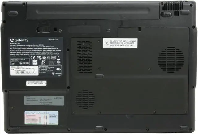 Open Box: Gateway Laptop Intel Pentium T2060 1GB Memory 160GB HDD Intel ...