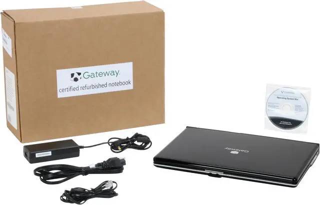 Refurbished: Gateway Laptop Intel Core 2 Duo T5250 3GB Memory 250GB HDD ...