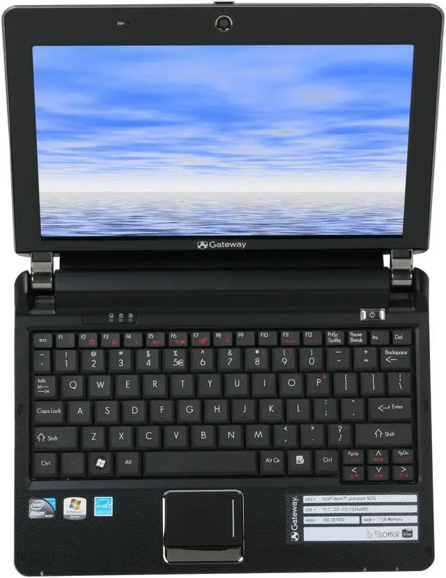 Gateway LT Series LT2032u NightSky Black 10.1" Netbook - Newegg.com