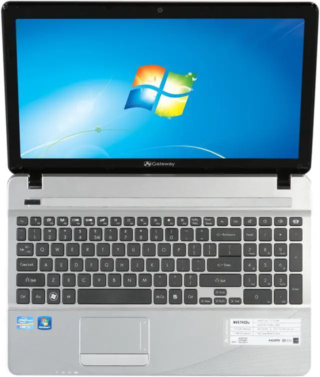 Gateway Laptop Intel Core i3-2310M 6GB Memory 500GB HDD Intel HD ...