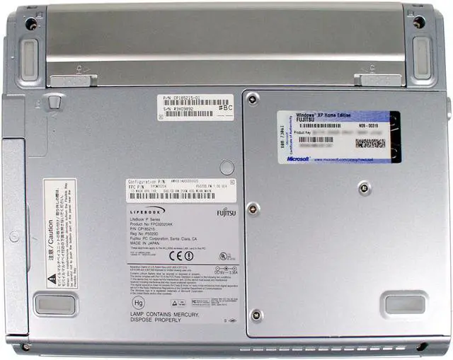 Fujitsu Laptop LifeBook 1.00GHz 256MB Memory 40GB HDD Intel Extreme ...