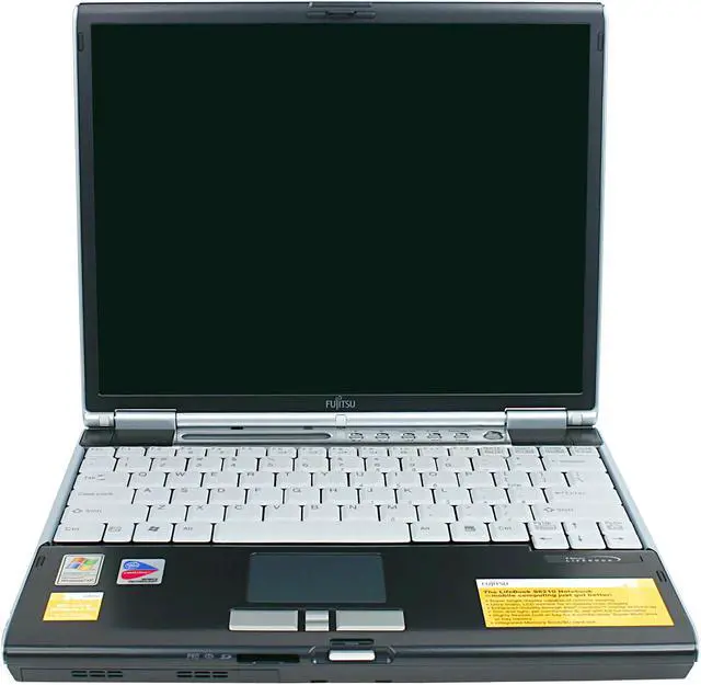 Fujitsu Laptop LifeBook 1.60GHz 512MB Memory 40GB HDD Intel Extreme ...