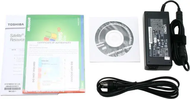 TOSHIBA Laptop Intel Pentium 4 538 512MB Memory 80GB HDD ATI Mobility ...