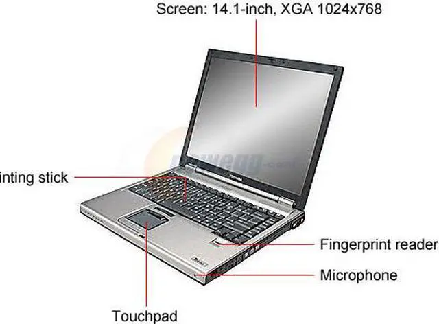 TOSHIBA Laptop Tecra Intel Core 2 Duo T5600 1GB Memory 100GB HDD Intel ...