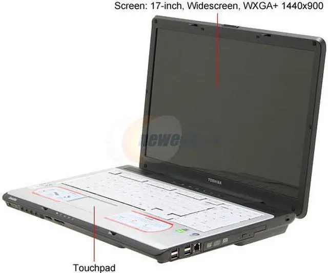 TOSHIBA Laptop Satellite AMD Athlon 64 X2 TK-55 1GB Memory 160GB HDD ...