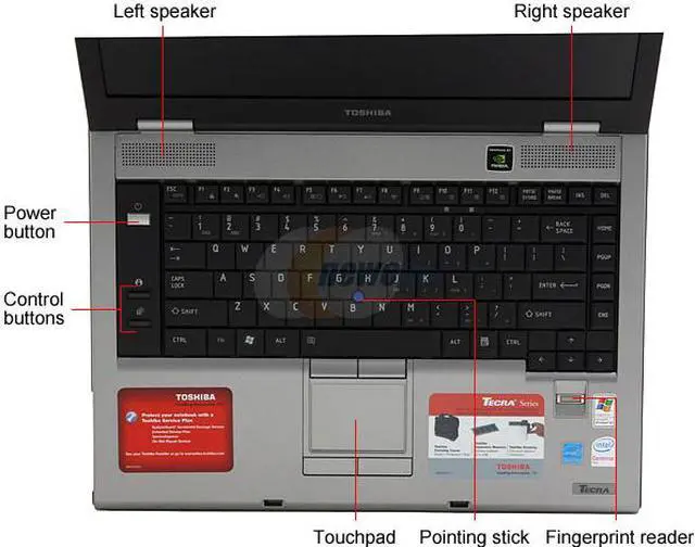 TOSHIBA Laptop Tecra Intel Core 2 Duo T7500 1GB Memory 160GB HDD NVIDIA ...