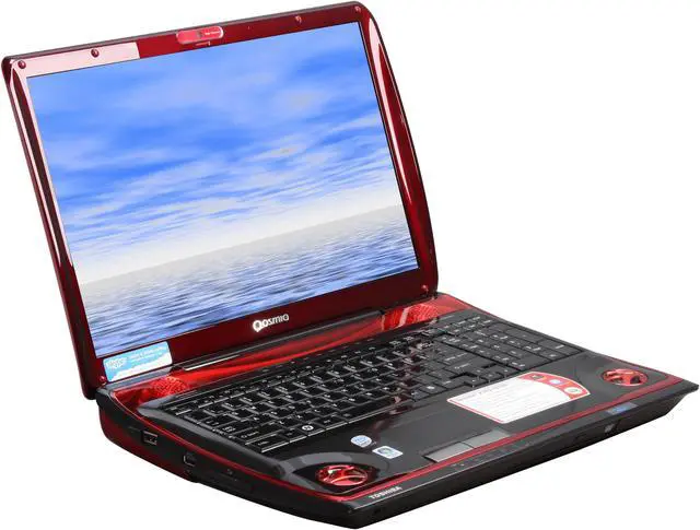 TOSHIBA Laptop Qosmio Intel Core 2 Extreme QX9300 4GB Memory 448GB HDD NVIDIA SLI Dual GeForce ...