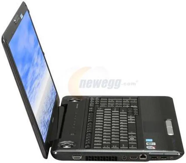 TOSHIBA Laptop Satellite Intel Core 2 Duo T8100 4GB Memory 320GB HDD Intel GMA X3100 17.1 ...
