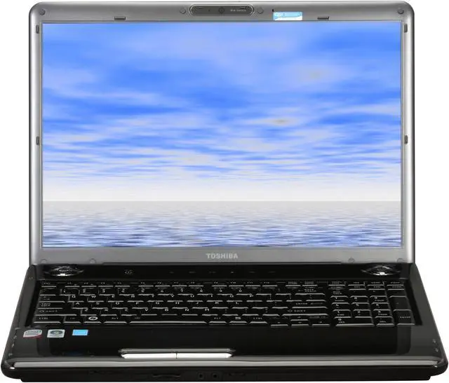 TOSHIBA Laptop Satellite Intel Core 2 Duo T8100 4GB Memory 320GB HDD Intel GMA X3100 17.1 ...
