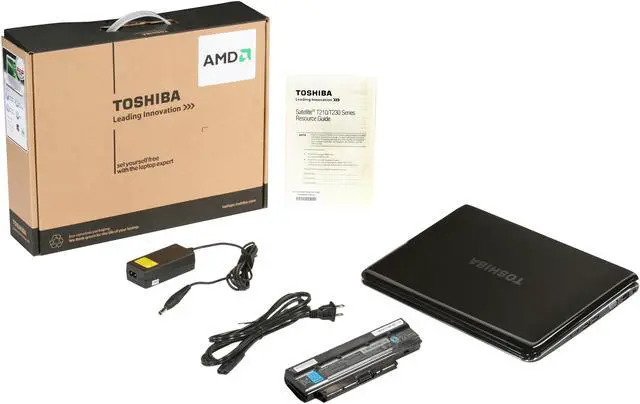 TOSHIBA Laptop Satellite AMD Turion II Neo K625 4GB Memory 320GB HDD ...