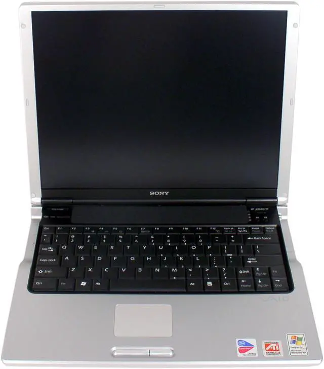 SONY VAIO 14.1" 1.60GHz 512MB Memory Windows XP Professional Z1 ...