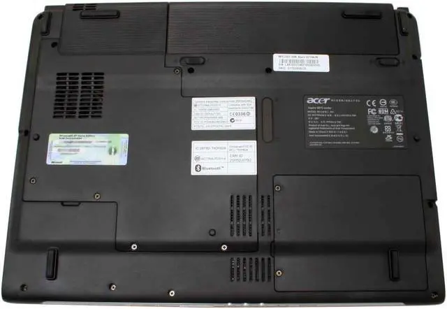 Acer Laptop Aspire Intel Core Duo T2300 1GB Memory 120GB HDD ATI ...