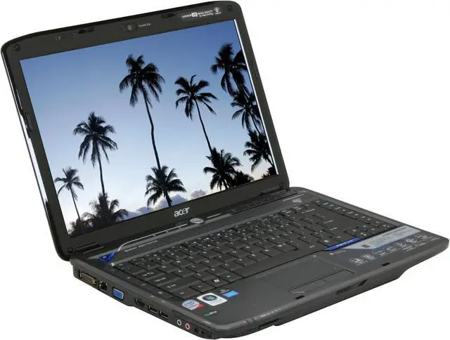 Acer Laptop Aspire Intel Core 2 Duo P7350 3GB Memory 320GB HDD Intel ...