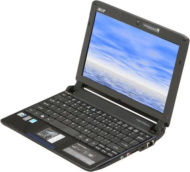 Acer Aspire One AO532h-2382 Onyx Blue 10.1" WSVGA Netbook - Newegg.com