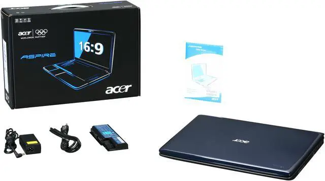 Acer Laptop Aspire AMD Turion II M500 4GB Memory 500GB HDD ATI Radeon ...