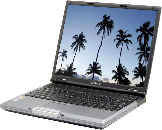 SONY Laptop VAIO 2.80GHz 512MB Memory 40GB HDD NVIDIA GeForce4 420 Go ...