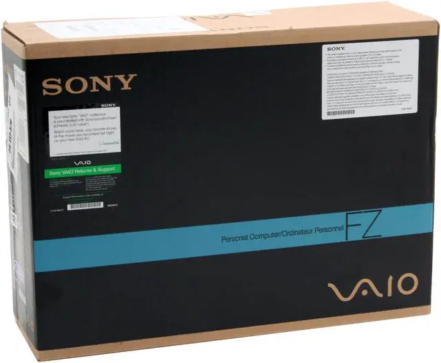 SONY Laptop VAIO FZ Series Intel Core 2 Duo T7250 2GB Memory 250GB HDD ...