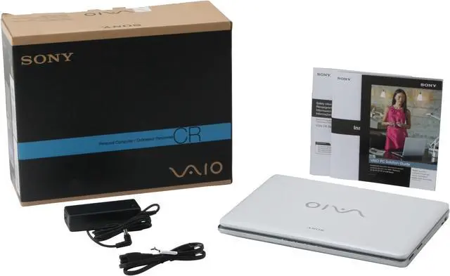 SONY Laptop VAIO CR Series Intel Core 2 Duo T8100 3GB Memory 250GB HDD ...