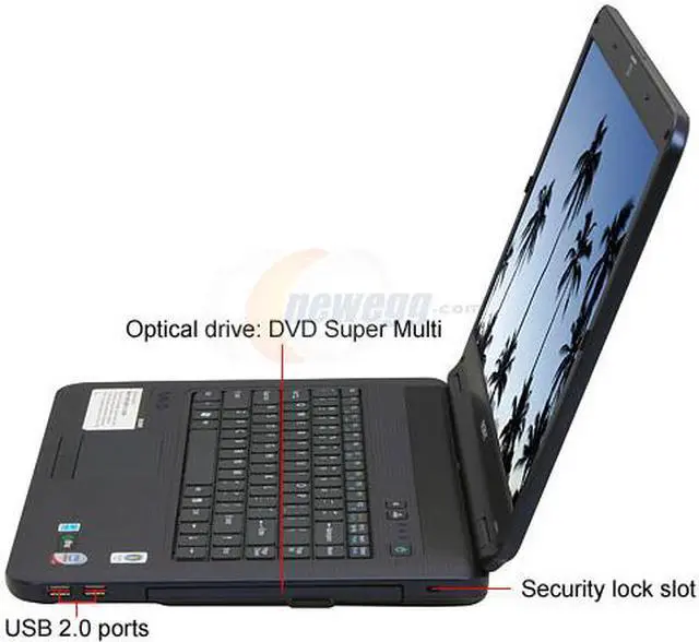 SONY Laptop VAIO NS Series Intel Core 2 Duo T5800 3GB Memory 250GB HDD ...