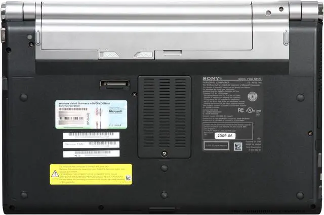 SONY Laptop VAIO Z Series Intel Core 2 Duo P8700 4GB Memory 128GB SSD ...