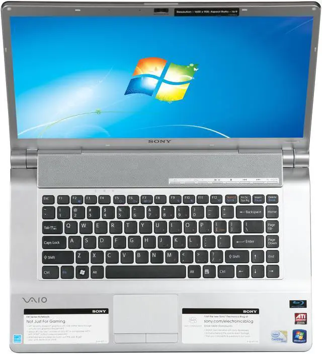 SONY Laptop VAIO FW Series Intel Core 2 Duo P7450 4GB Memory 320GB HDD ...