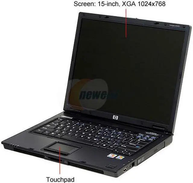 HP Compaq nx Series 15.0" AMD Turion 64 X2 TL-52 512MB Memory DDR2 667 ...