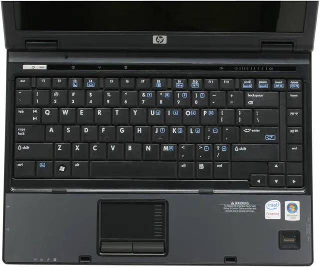HP Compaq Laptop Intel Core 2 Duo T7100 1GB Memory 120GB HDD Intel GMA ...