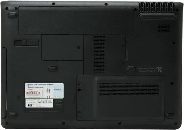 HP Laptop Pavilion AMD Turion 64 X2 TL-58 2GB Memory 250GB HDD NVIDIA ...