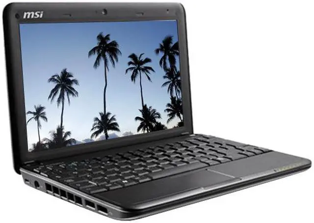 MSI Wind U100-053LA Black 10.0" WSVGA Netbook - Newegg.com