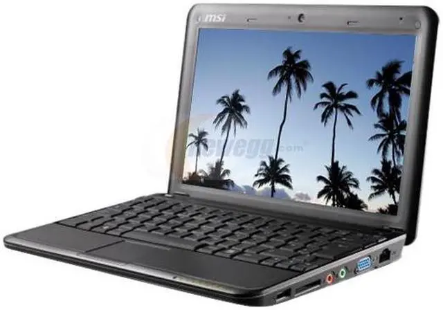 MSI Wind U100-053LA Black 10.0" WSVGA Netbook - Newegg.com
